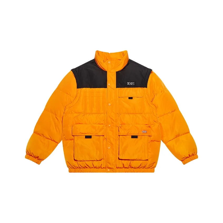 Dickies Пуховики Colorblock Серый утиный пух Умеренный Полиэстер Молния ...
