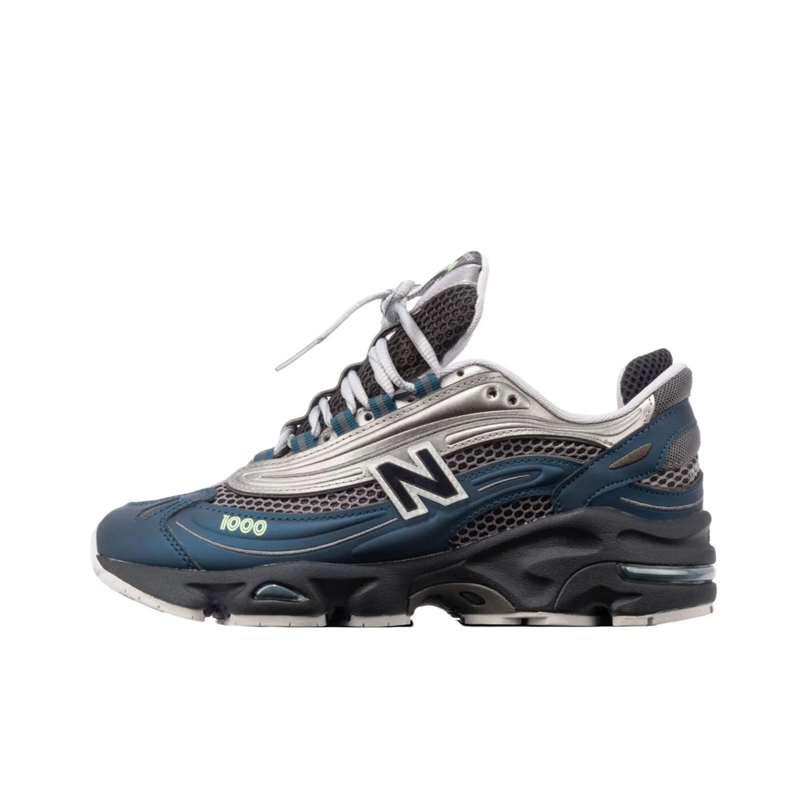 New Balance NB 1000 Беговые кроссовки Черный Повседневный Шнуровка ...