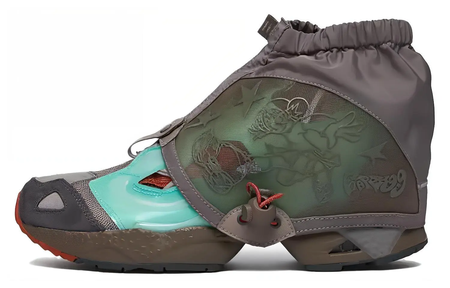 Happy99 x Reebok совместный Instapump Fury 95 High Топ Casual Мужской ...